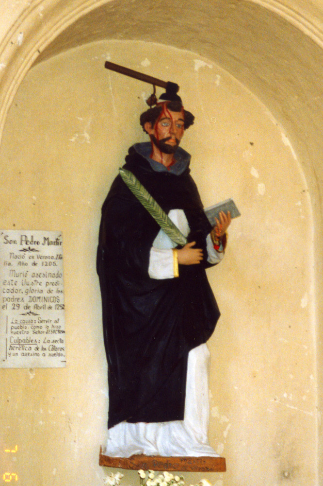 St Peter Martyr Mexican Santo